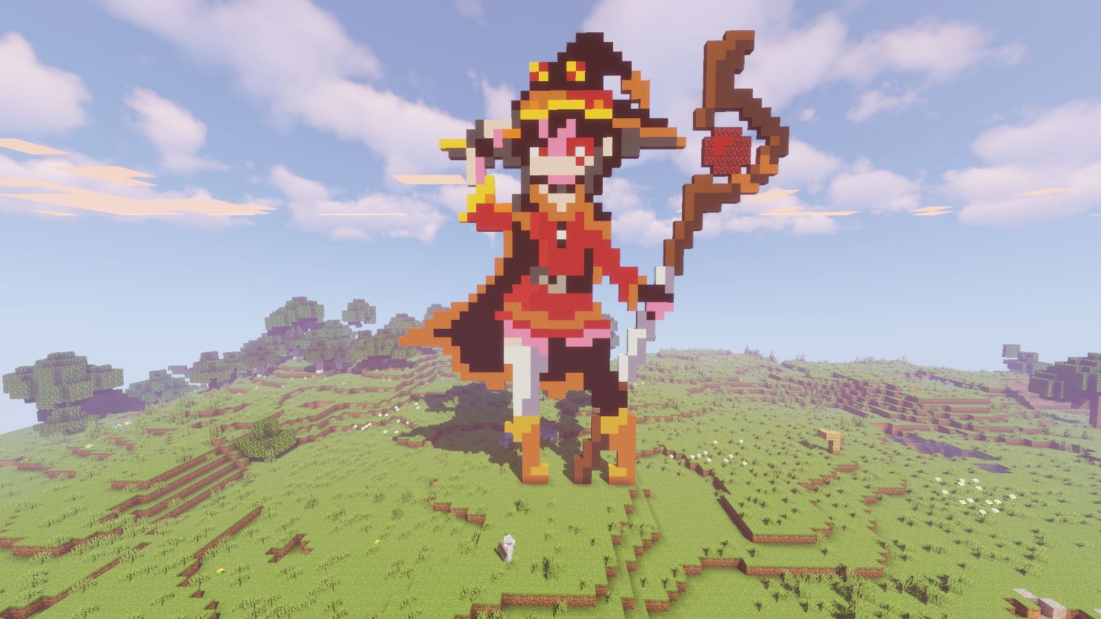 Megumin build in minecraft | Scrolller