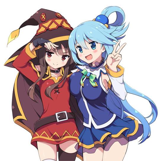 Megumin with her favorite goddess for her birthday! | Scrolller