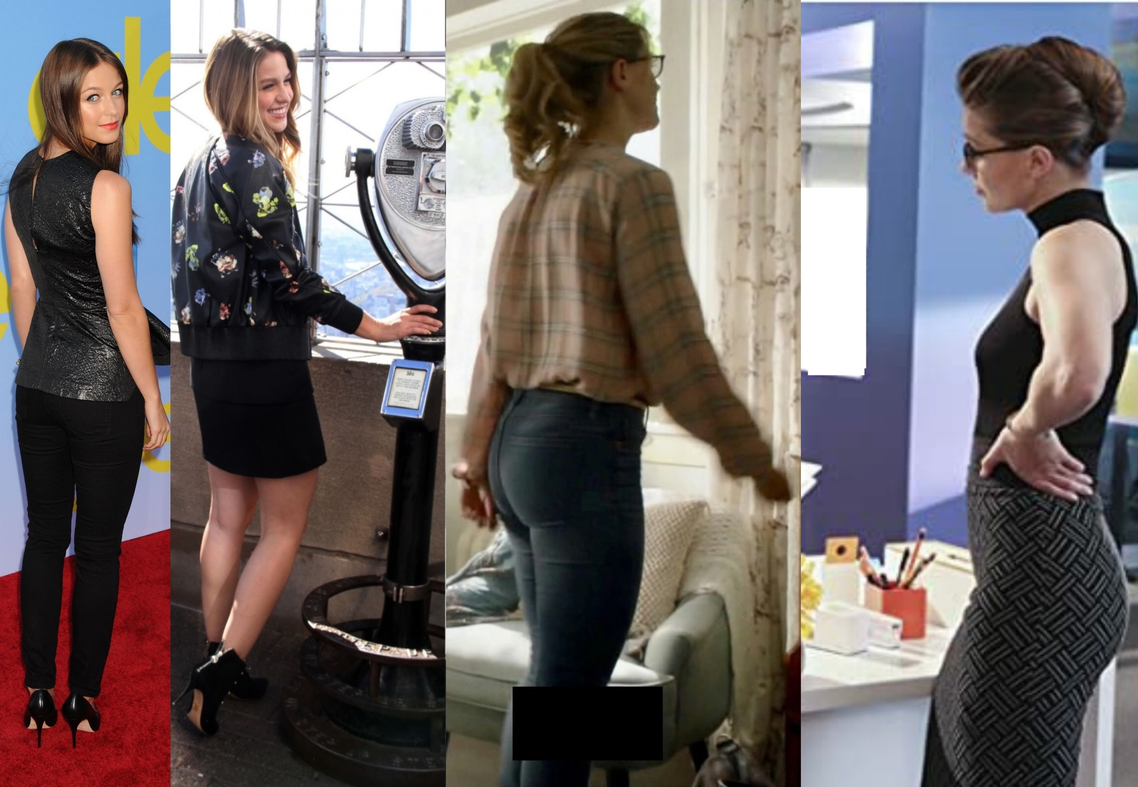 Melissa Benoist Butt Collage - 30 | Scrolller