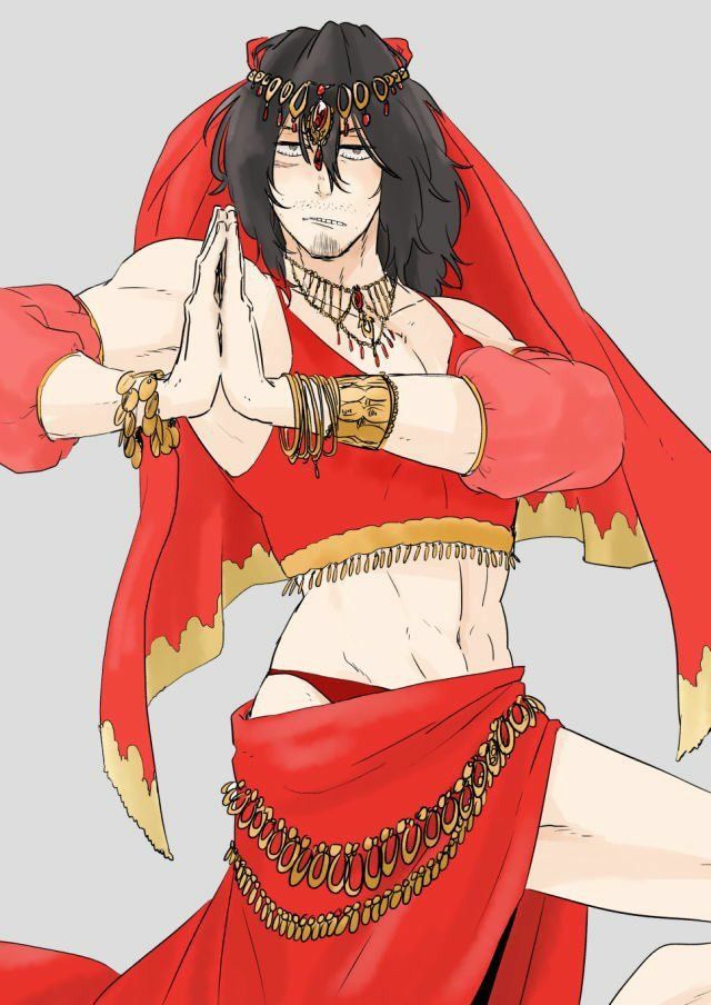 Men in red silk | Scrolller