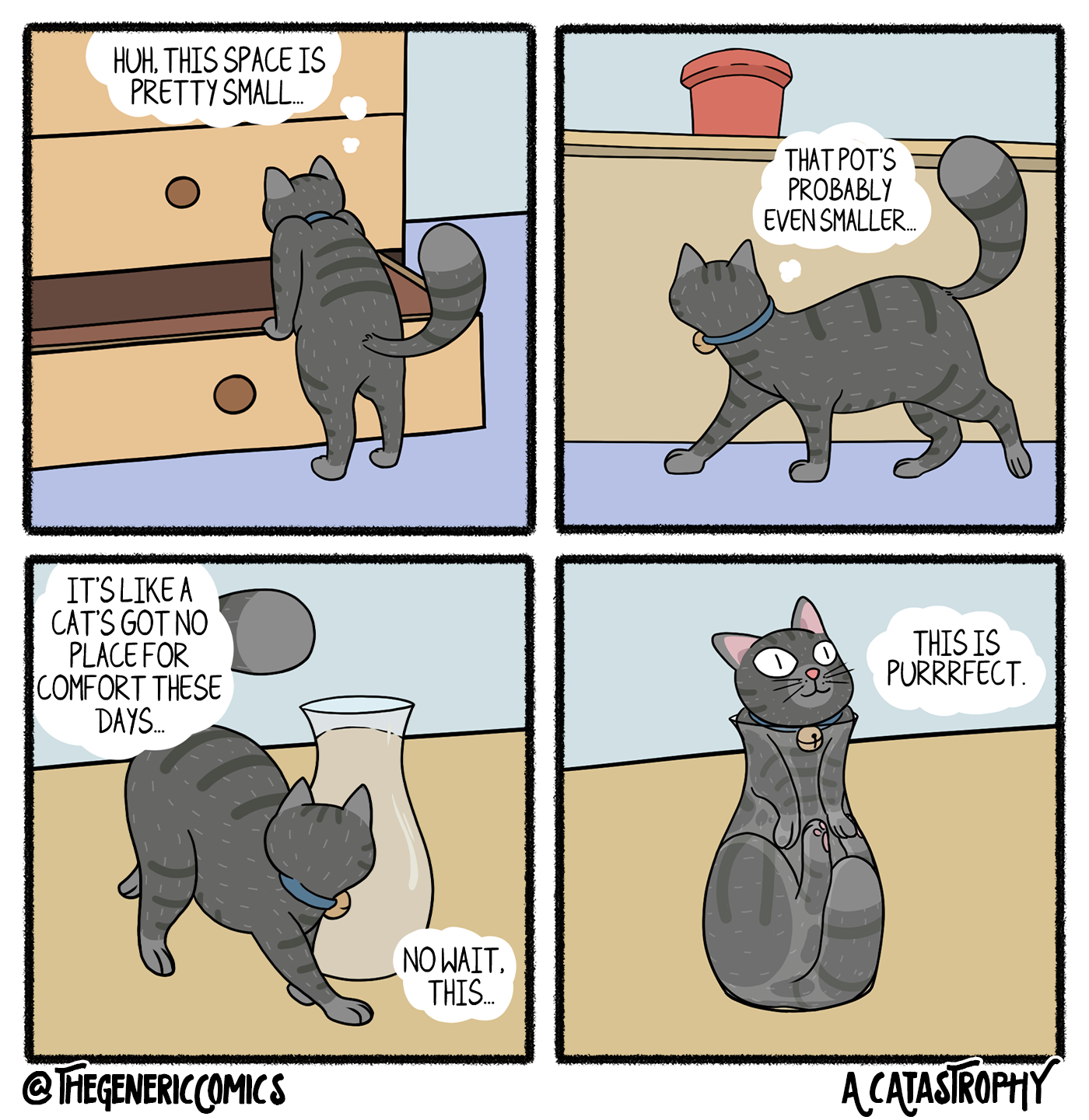 A comic about cats being liquid! | Scrolller
