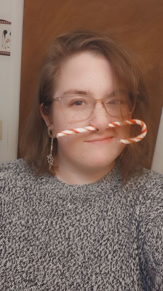 Merry Christmas! Got my hands on a candy cane so I had to :) | Scrolller