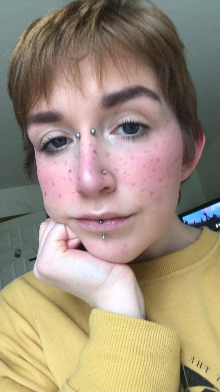 Messy Galaxy freckles | Scrolller