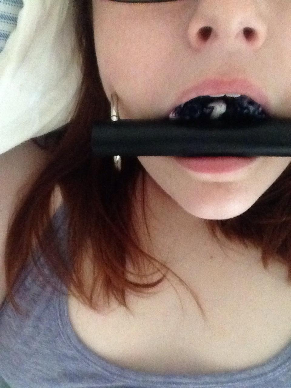 Messy panties and bit gag to shut this slut up! (f) | Scrolller