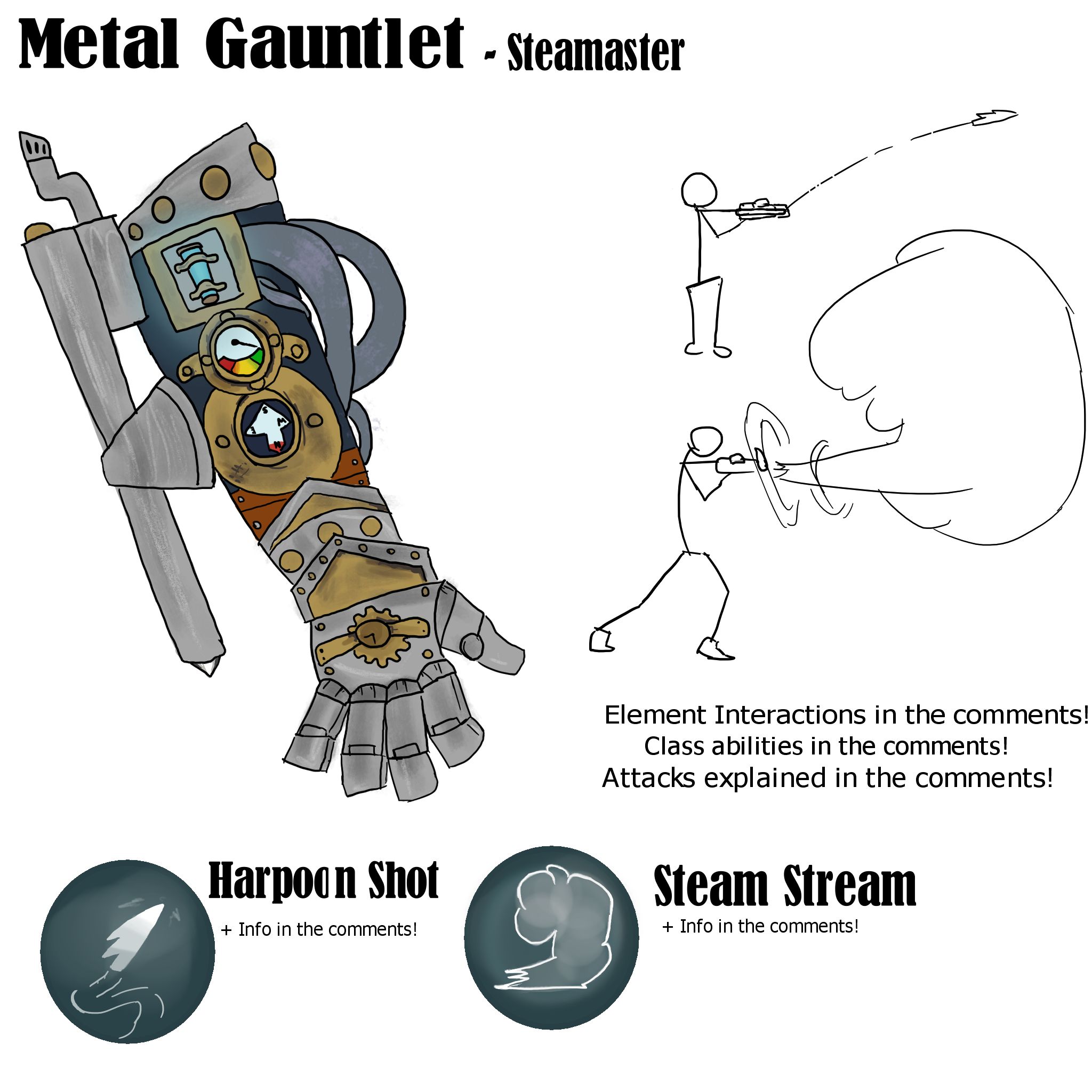 Metal Gauntlet Concept (+ Info in the comments) | Scrolller
