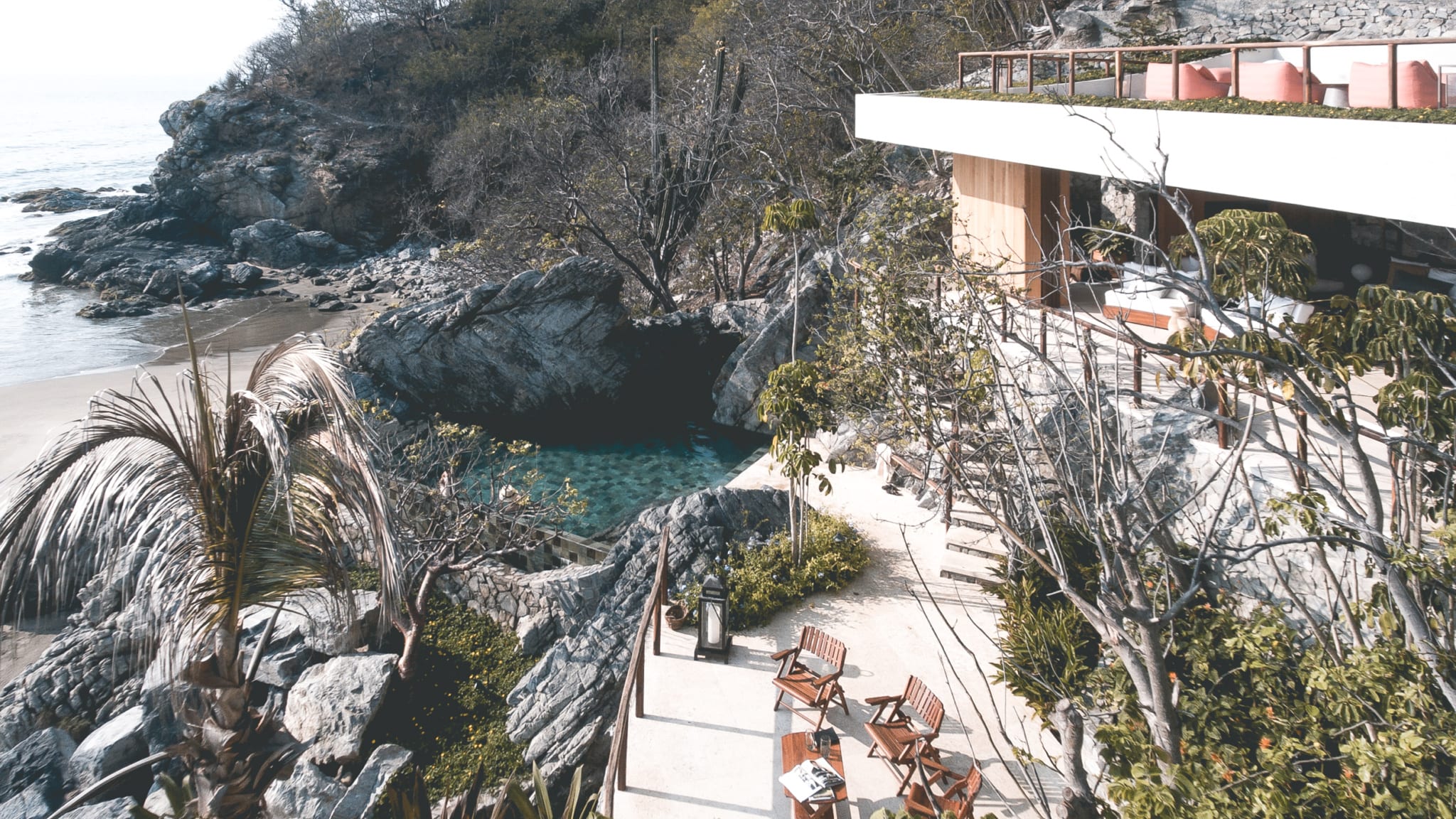 Mexican Beachfront Cabana (San Juan de Alima) [2048x1152] | Scrolller
