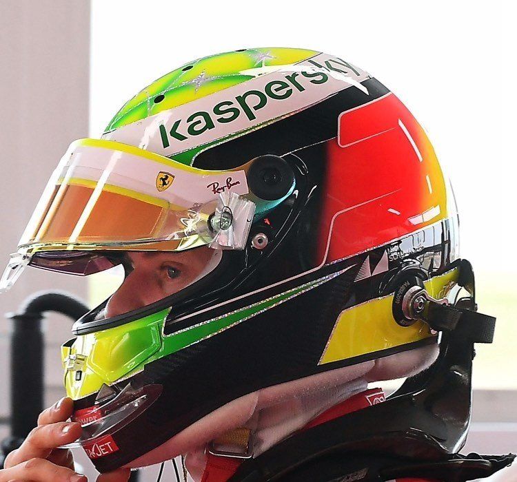Mick's Ferrari helmet | Scrolller