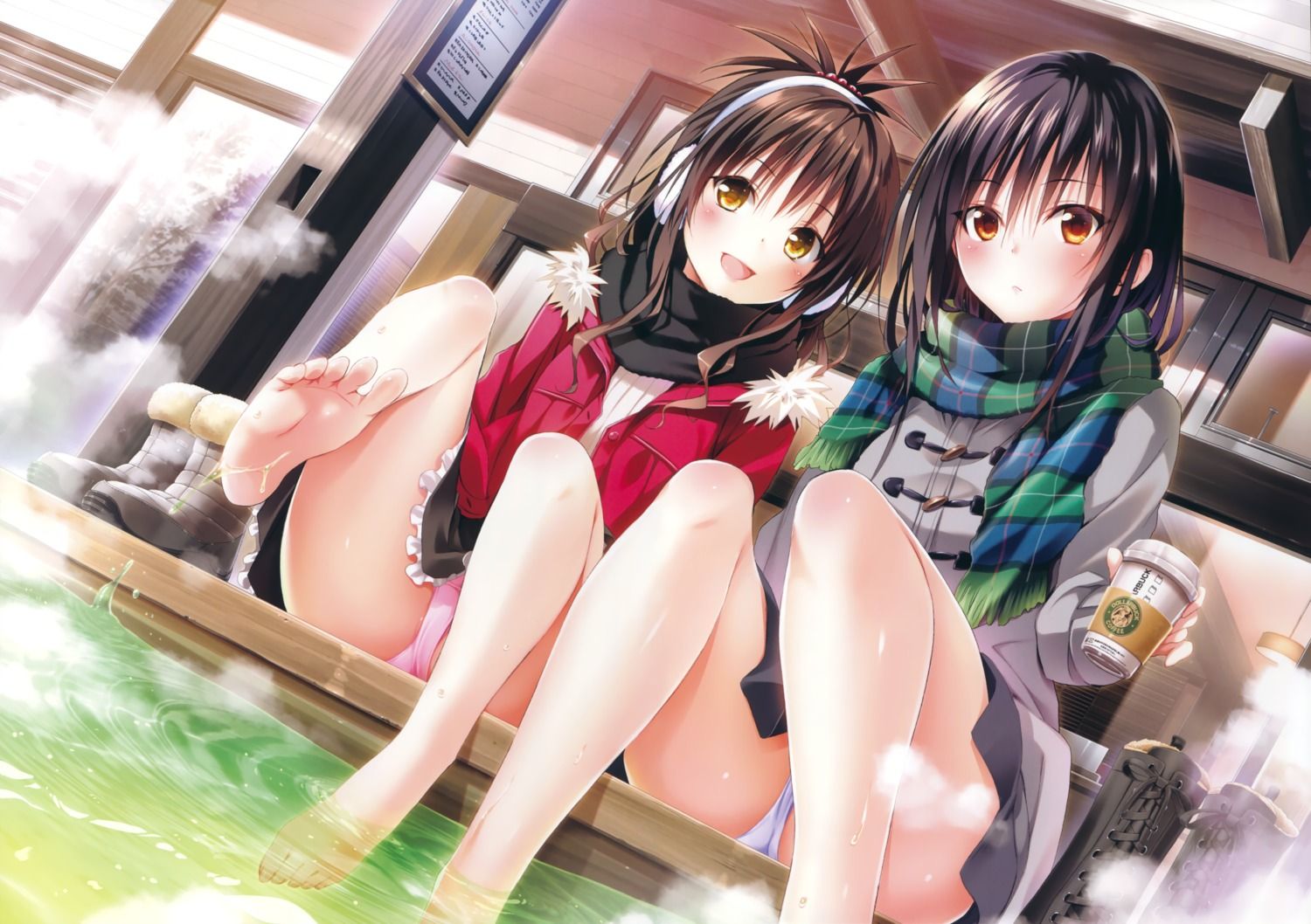 Mikan Yuuki & Kotegawa Yui; Hot Spring | Scrolller