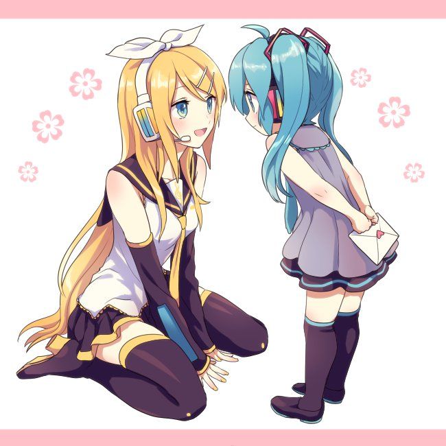 Miku has a letter for Rin | Scrolller