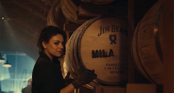 Mila in her Jim Beam commercial | Scrolller
