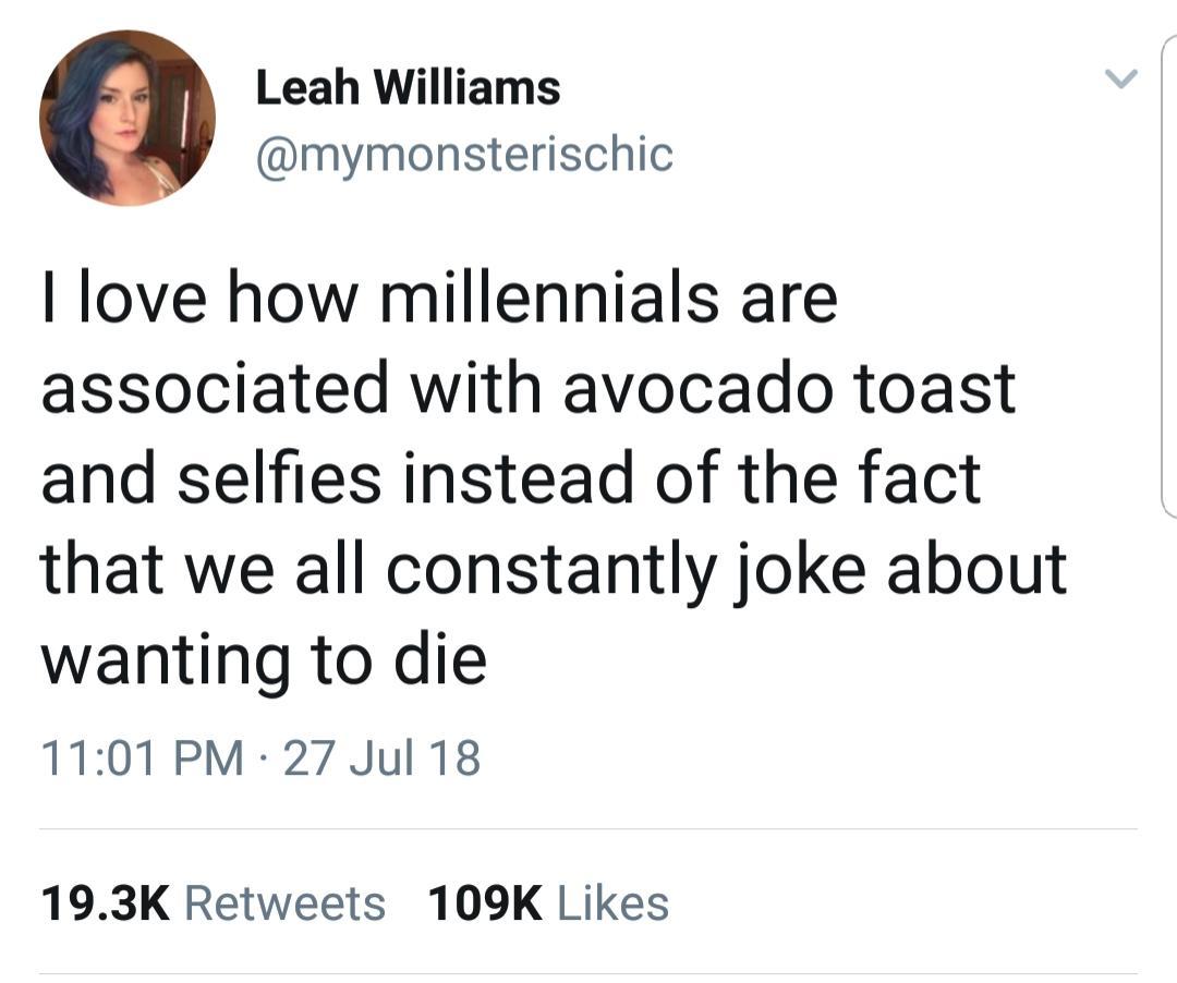 Millennial's "jokes" | Scrolller