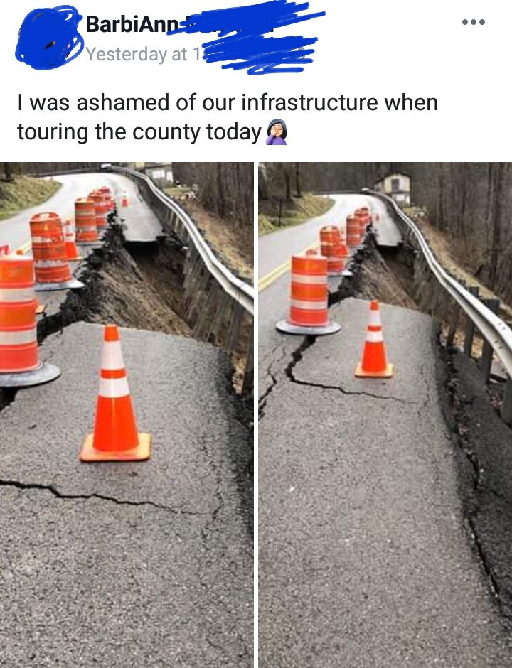 Mingo County's falling apart. | Scrolller