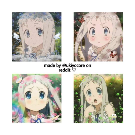 Mini batch of menma icons ! ^^ (screenshot, crop your icon and save!) | Scrolller