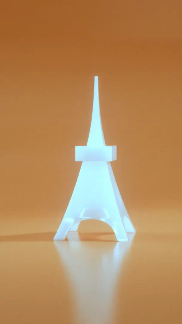 Miniature Eiffel Tower Smoke Simulation | Scrolller