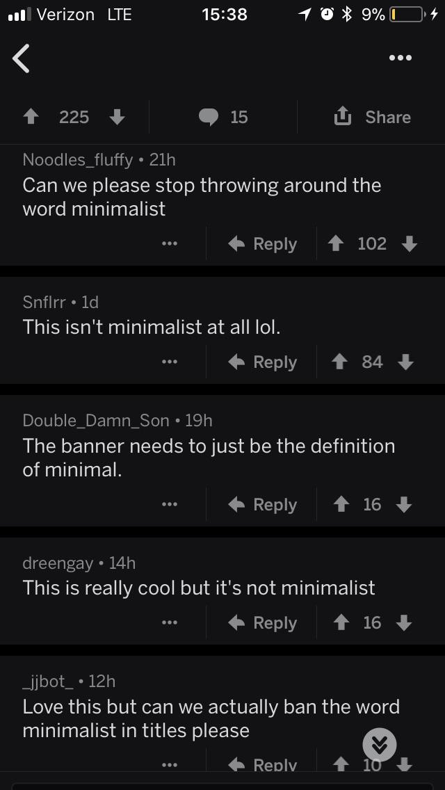 “Minimalist” | Scrolller