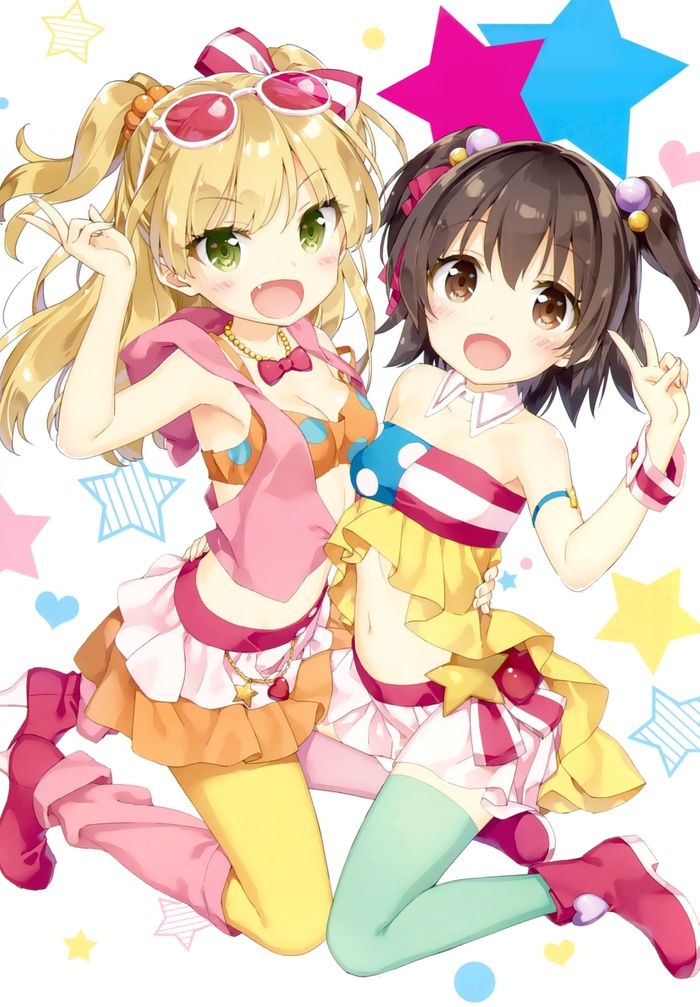 Miria Akagi and Jougasaki Rika [idolmaster cinderella girls] | Scrolller