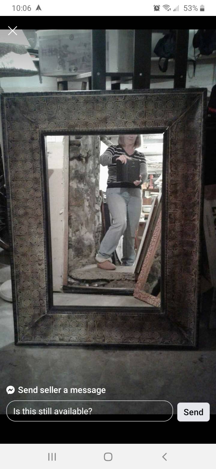 Mirror in a cave of mirrors with slippers | Scrolller