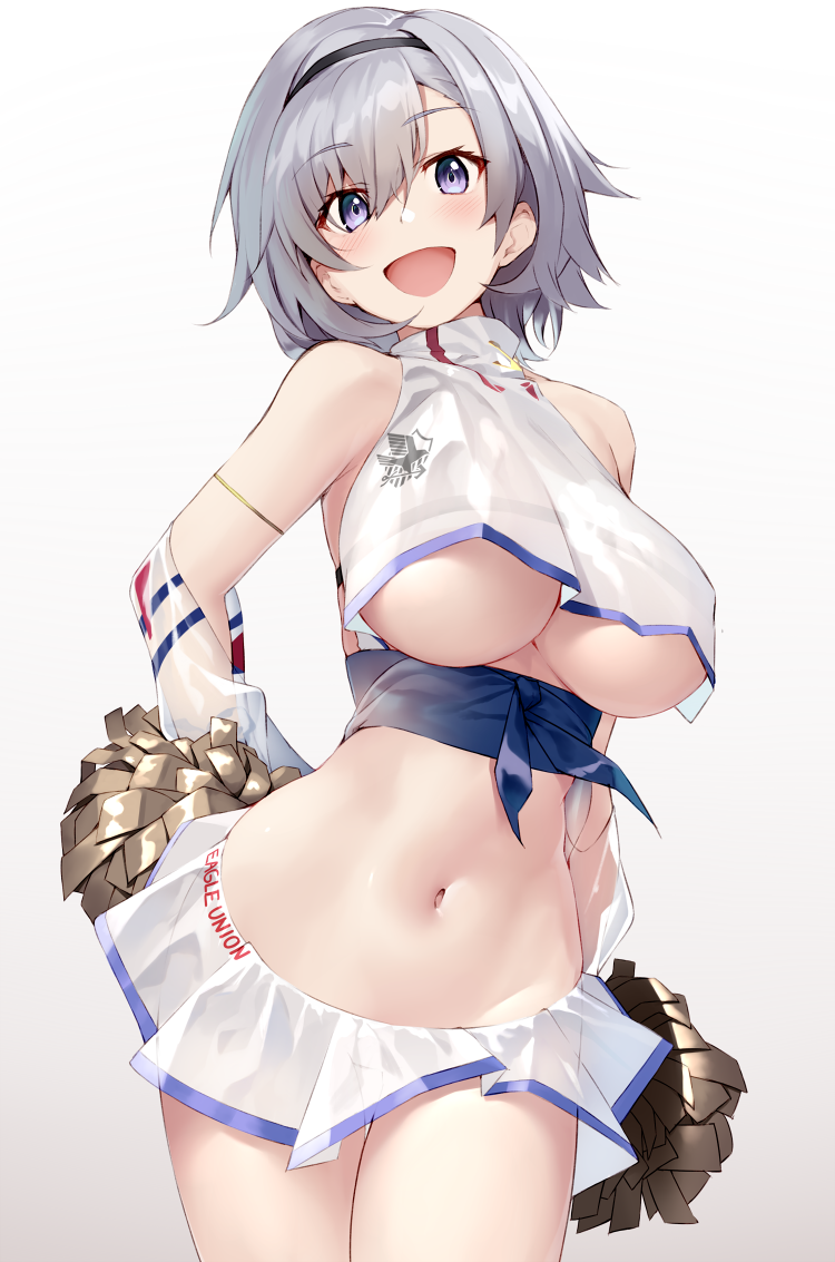 Cheerleading Under Oppai [Azur Lane] | Scrolller