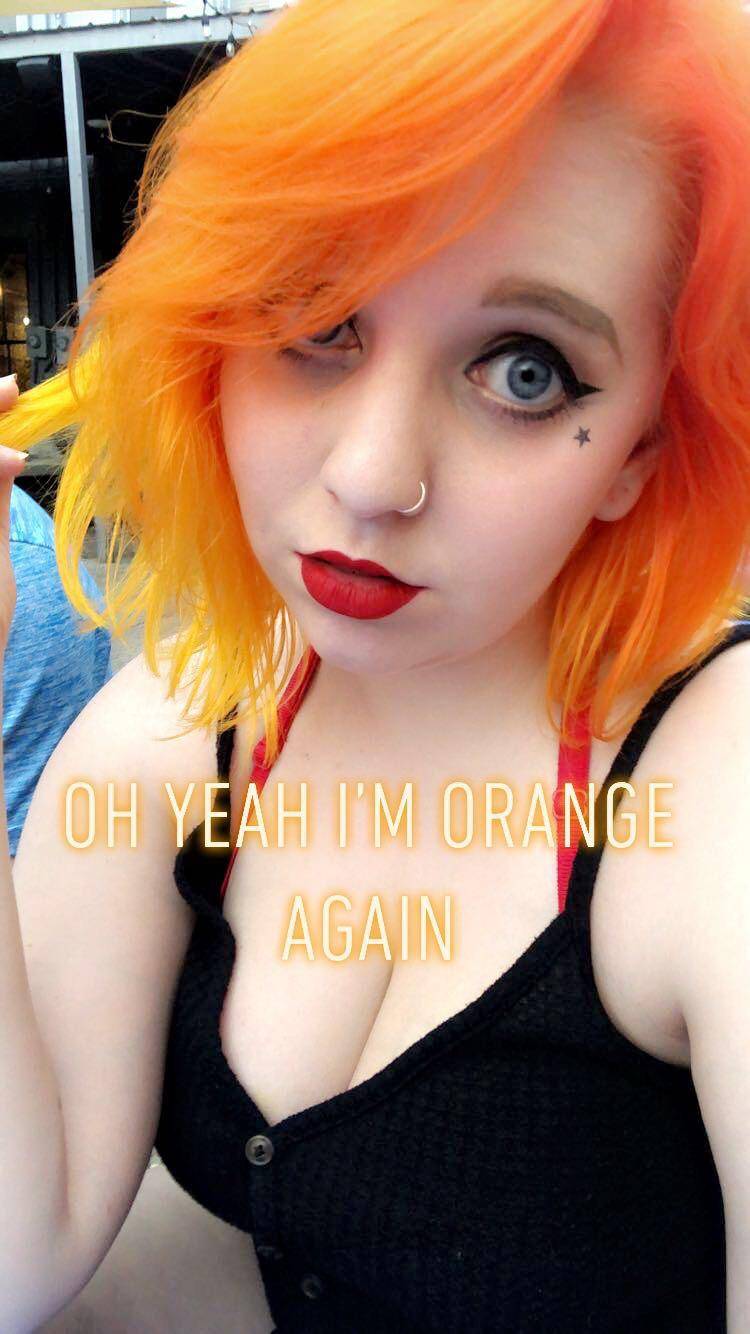 Missing my orange and yellow hair from this summer | Scrolller
