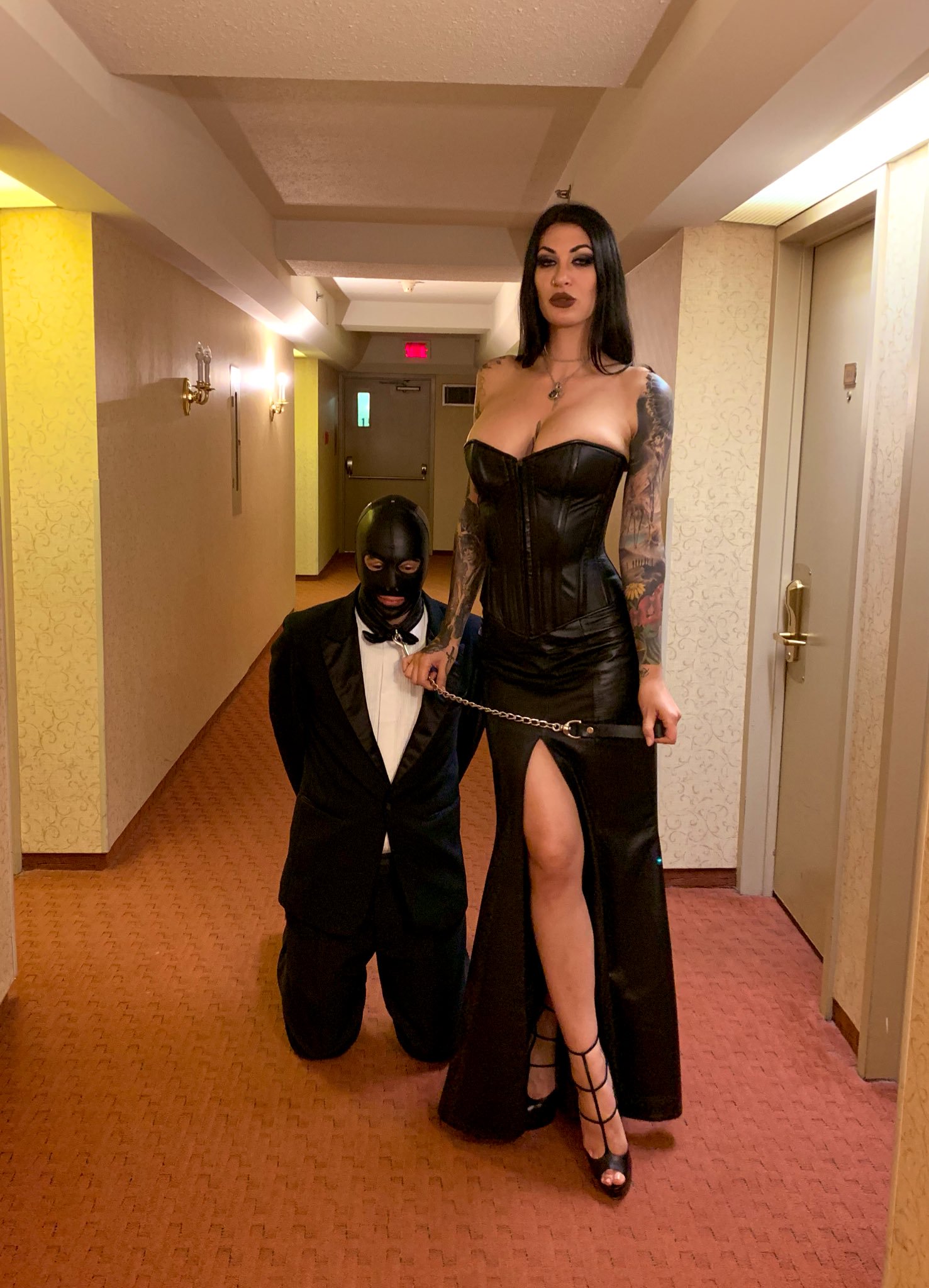 Mistress Damazonia With A Slave | Scrolller