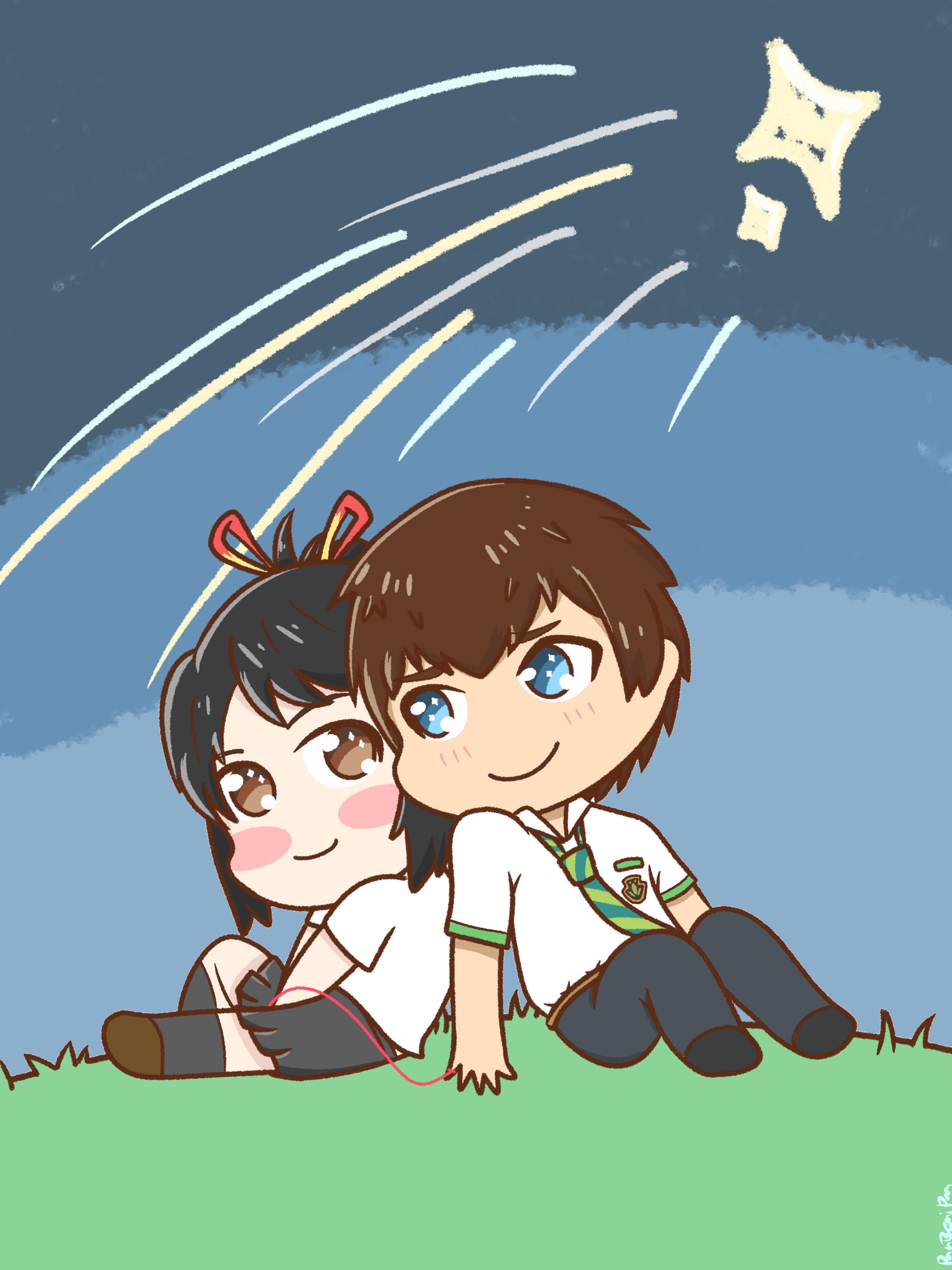 Mitsuha and Taki [Kimi no Na Wa] | Scrolller