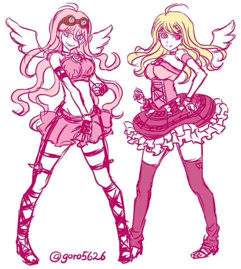 Miu and Kaede as Panty and Stocking! | Scrolller