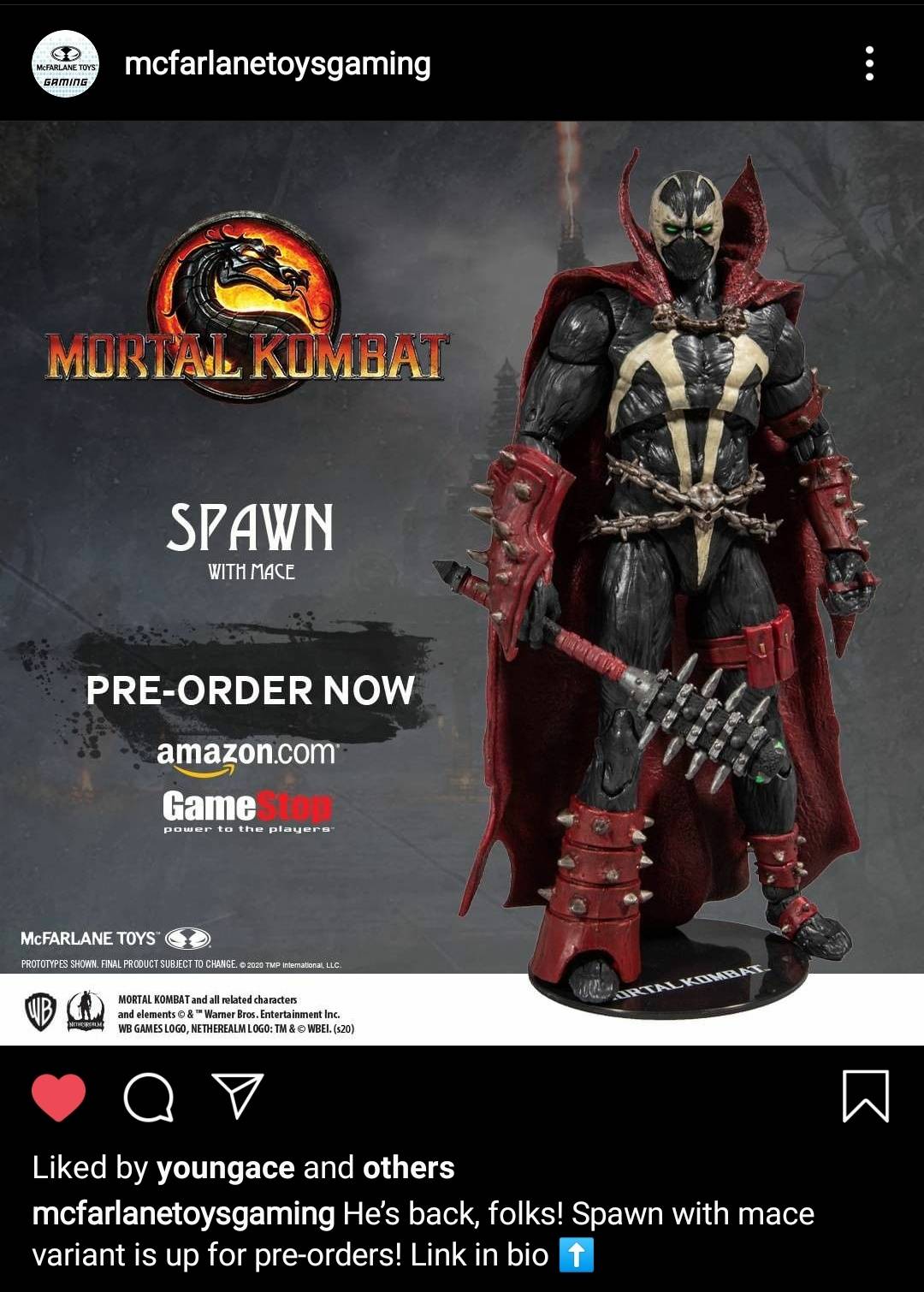 MK11 Spawn with mace variant coming | Scrolller