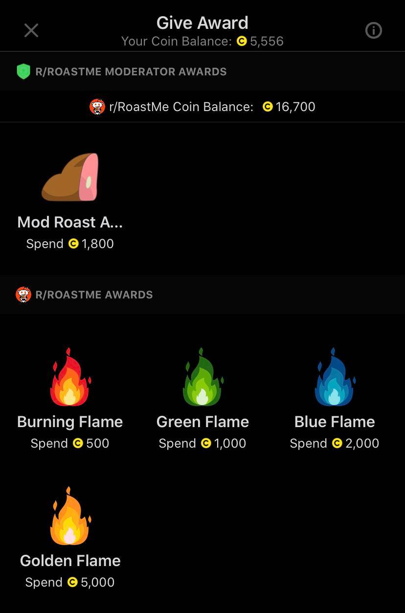 Discover more like RoastMe: [Mod Announcement] NEW r/Roastme AWARDS ARE HERE! and Related ...