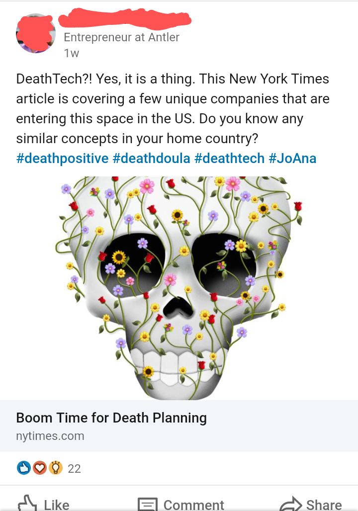 Monetizing death | Scrolller