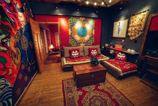 Mongol themed interior design | Scrolller