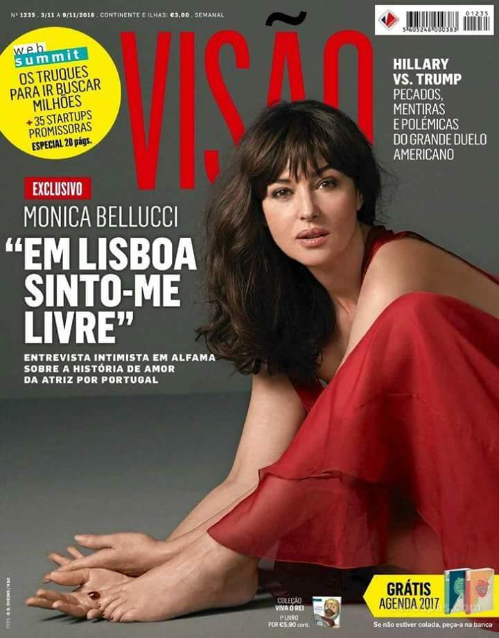 Monica Bellucci for Visão, Portugal, Nov 2016 | Scrolller