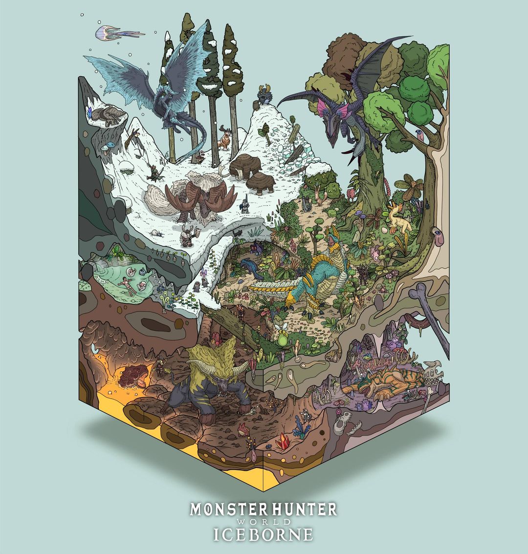 Monster Hunter World ICEBORNE - by gozz (@gozz_sss) | Scrolller