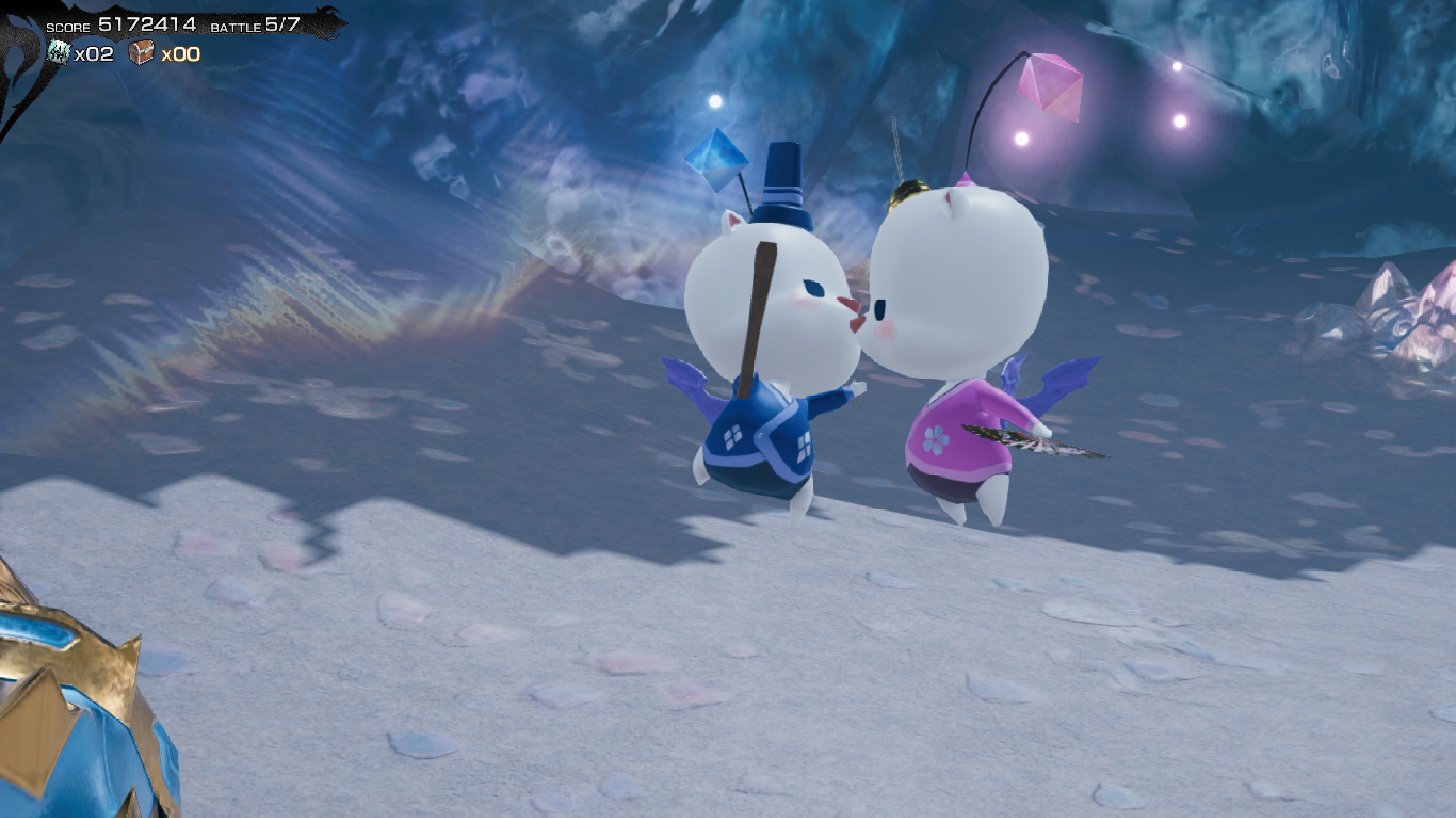 Moogle kissing scene from Mobius FF | Scrolller