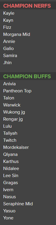 Mordekaiser Buffs | Scrolller