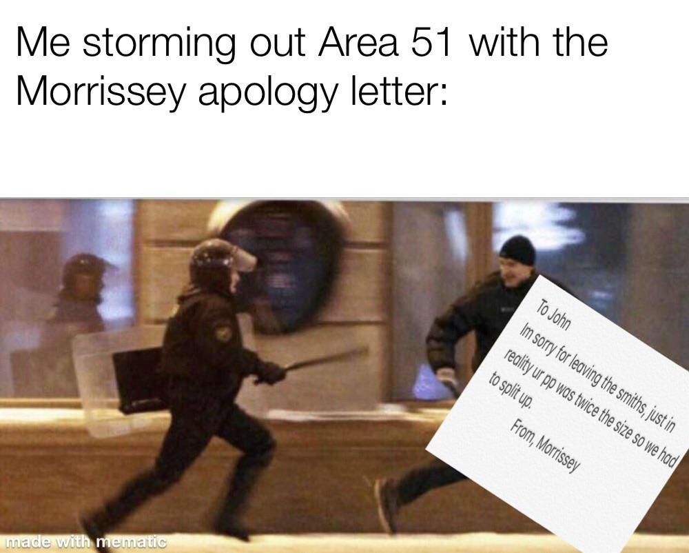 Morrissey has a point. | Scrolller