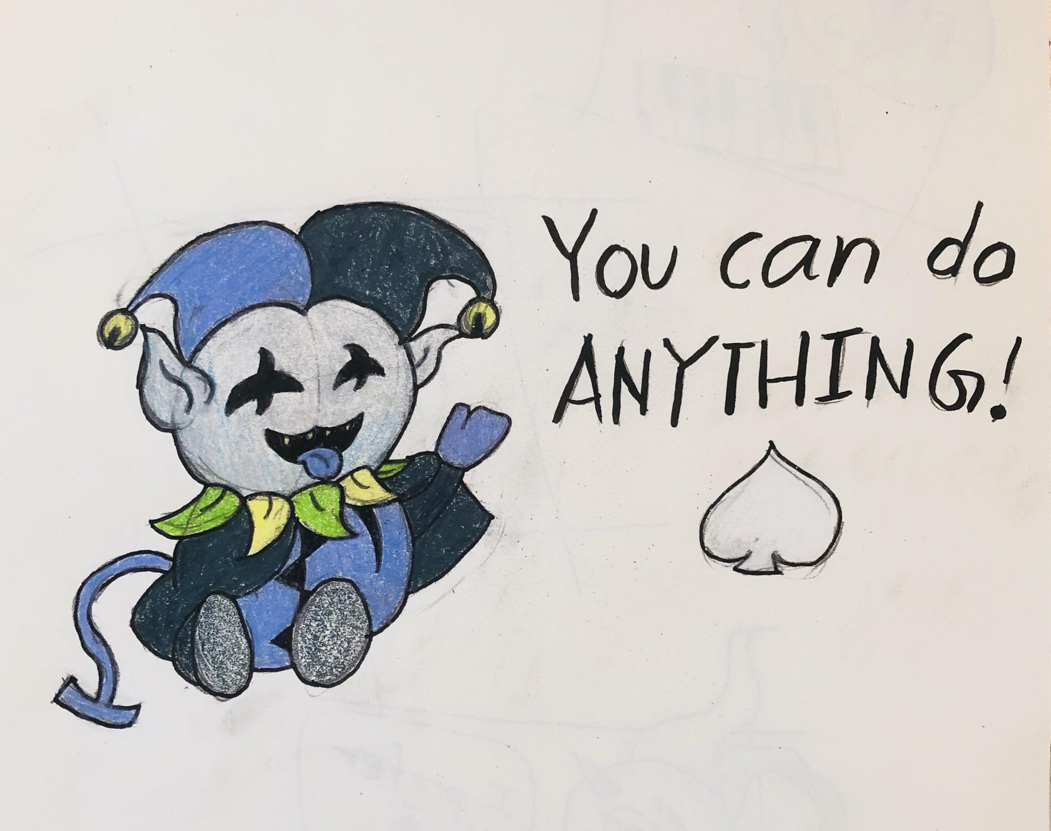 Motivational Jevil (OC) | Scrolller
