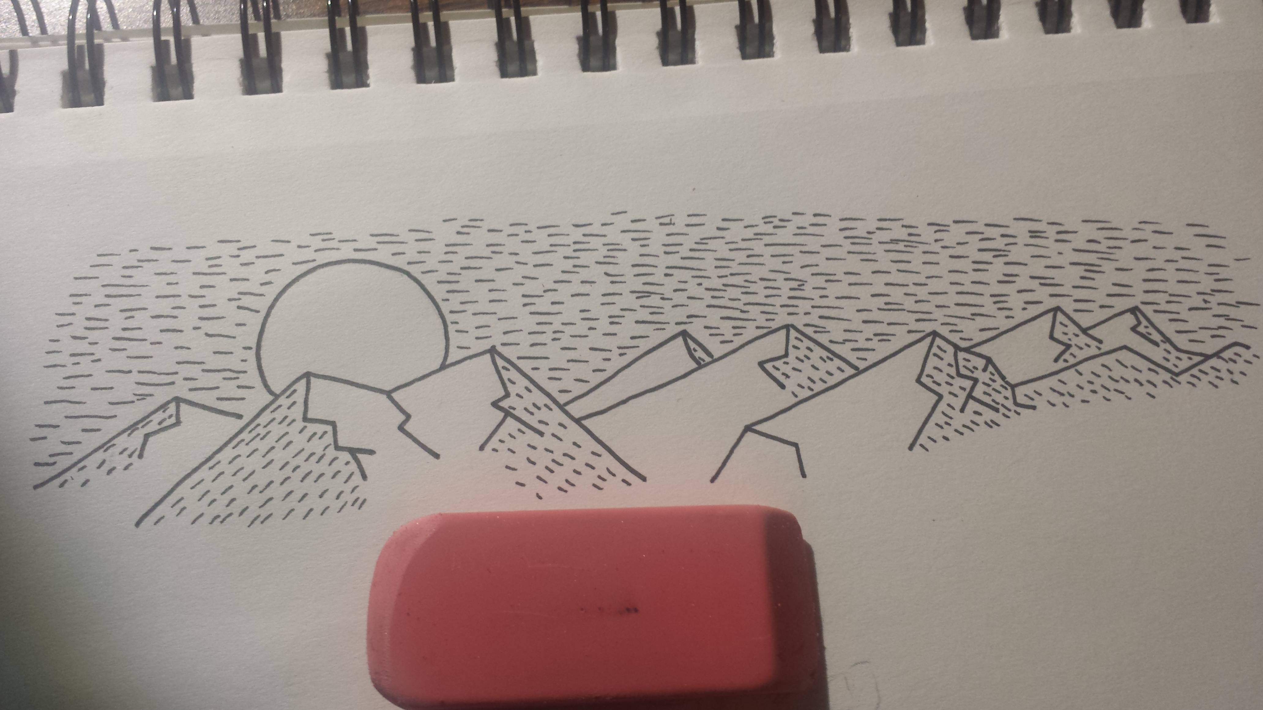 mountains [X-Post From /r/doodles] | Scrolller