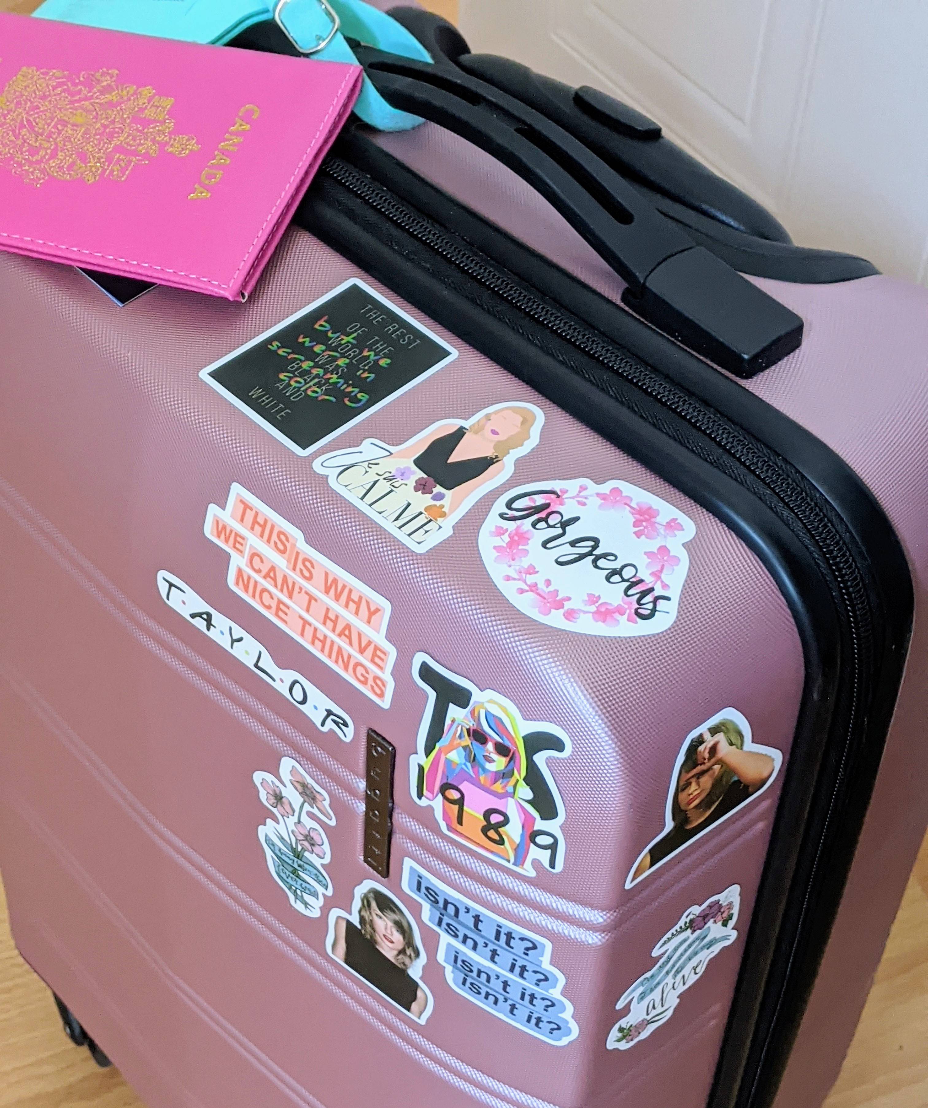 Moving soon and decided to decorate my luggage. | Scrolller
