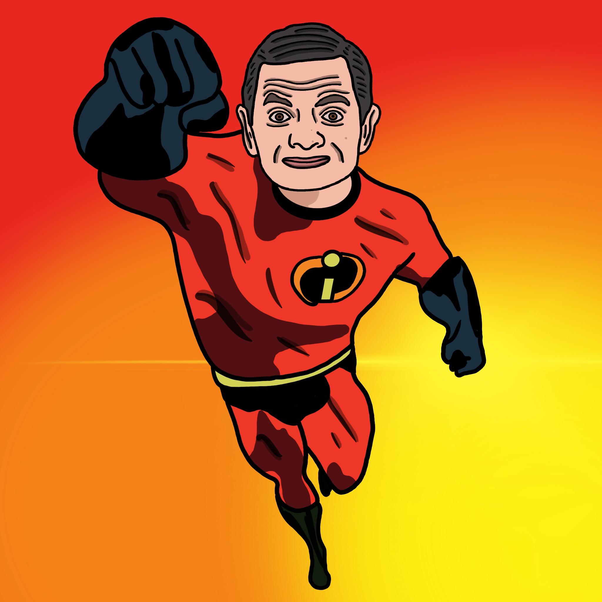 Mr. Incredible Bean. [OC]. | Scrolller