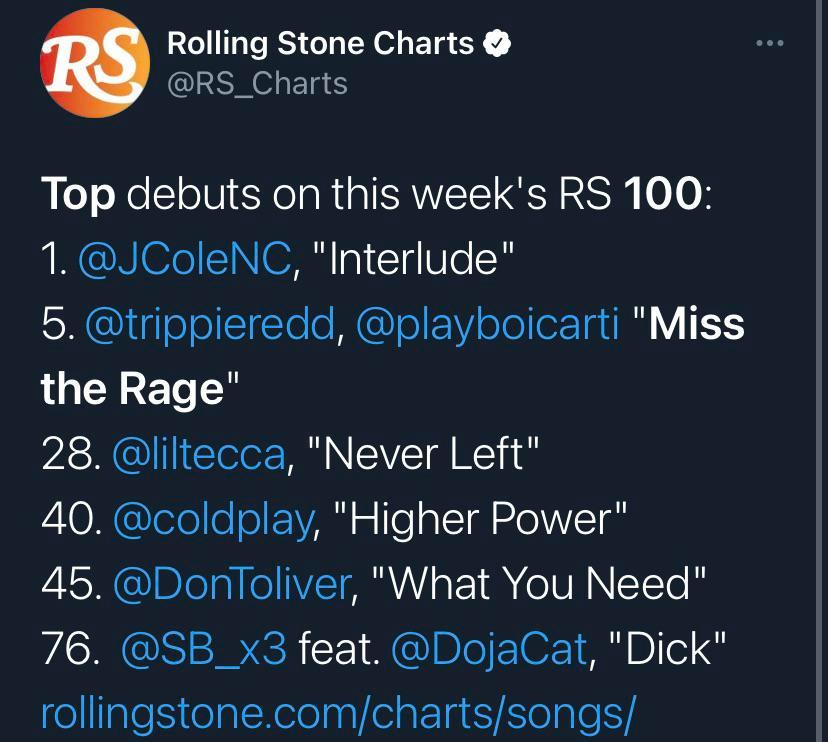 MTR Top 5 on Rolling Stones charts | Scrolller