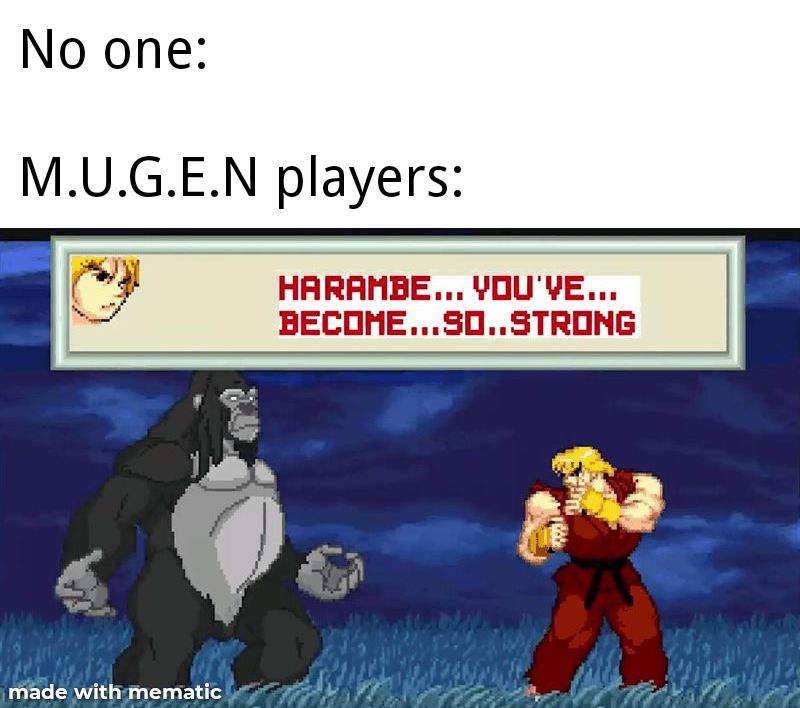 Mugen is basically a ultimate showdown of ultimate destiny in game form | Scrolller