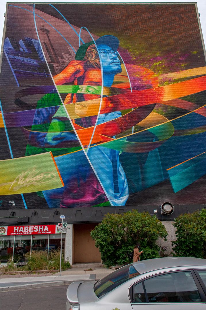 Mural by @fluke.art - Calgary, AB [OC] | Scrolller