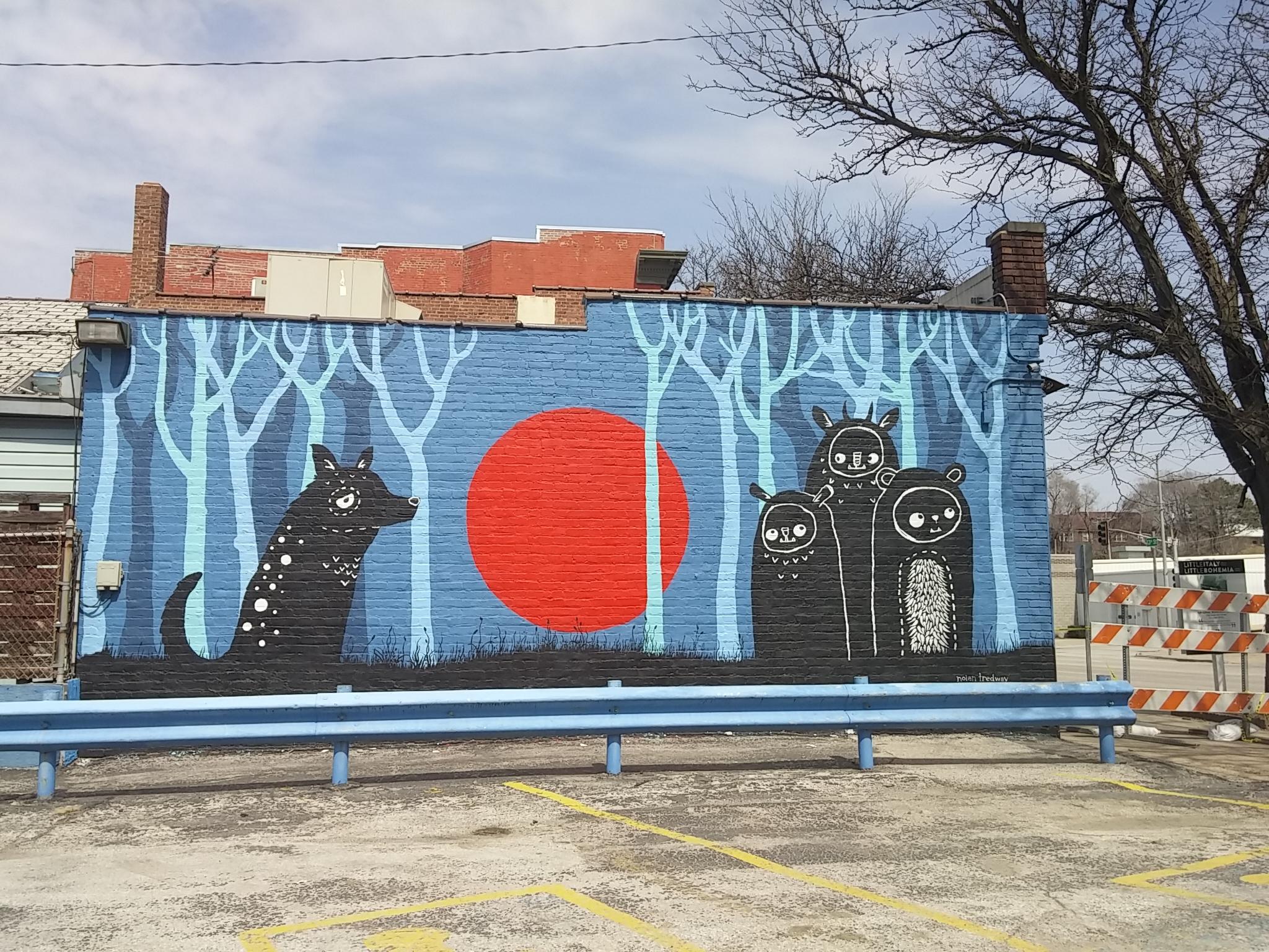 Mural on 13th street headed into downtown | Scrolller
