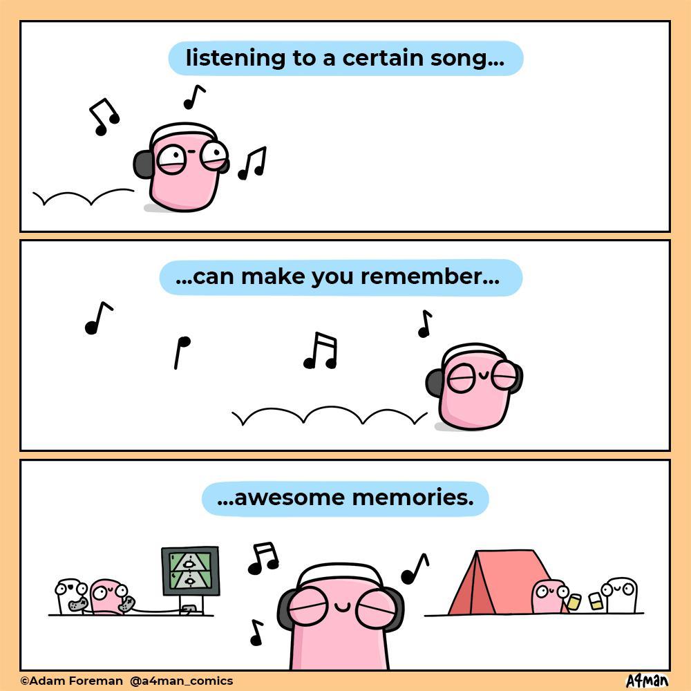 Music Memories (marshmallow comic) [OC] | Scrolller