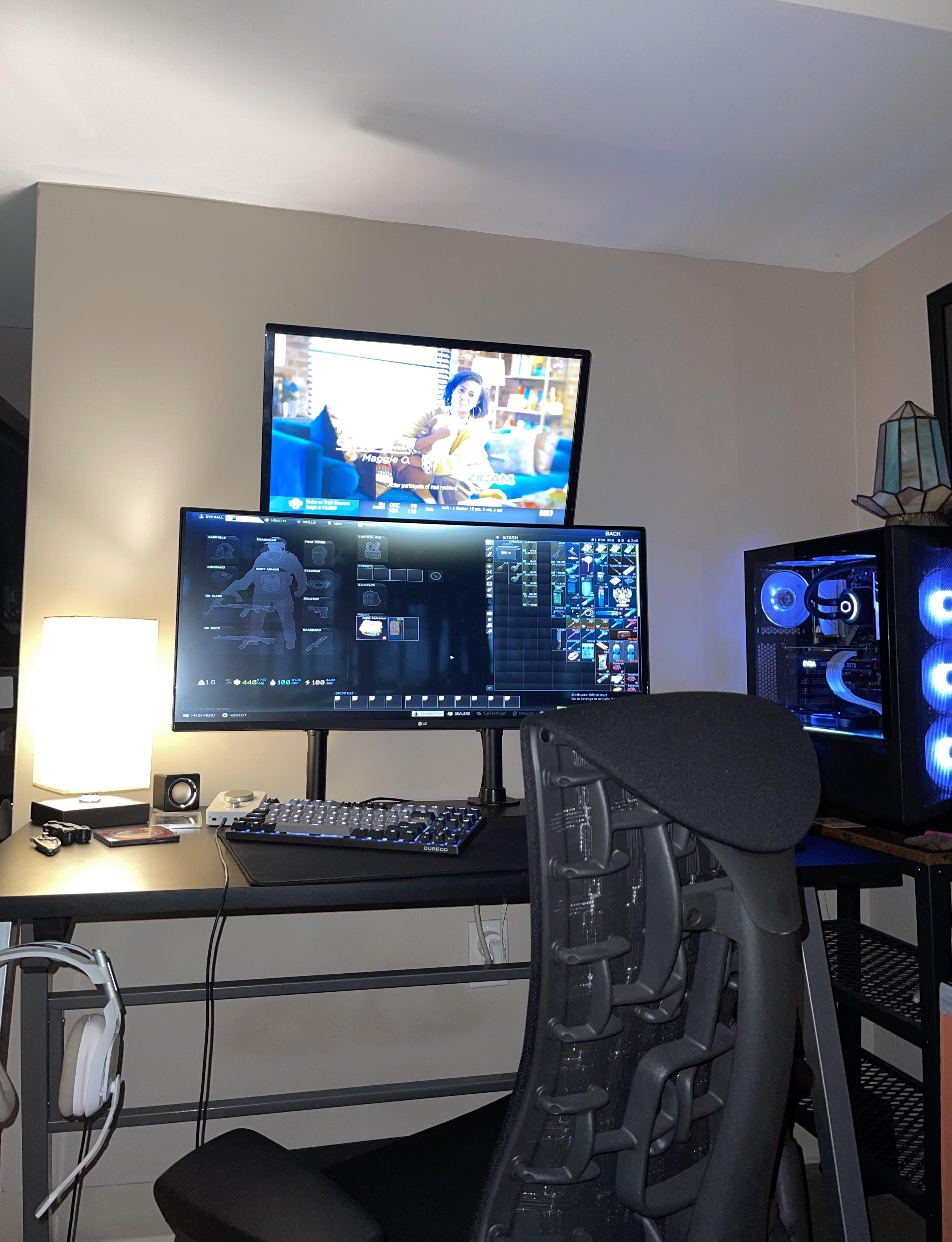 My 34” ultrawide setup. Highly recommend this monitor configuration! | Scrolller
