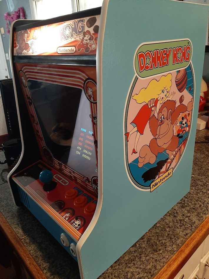 My bartop Donkey Kong is finally complete | Scrolller