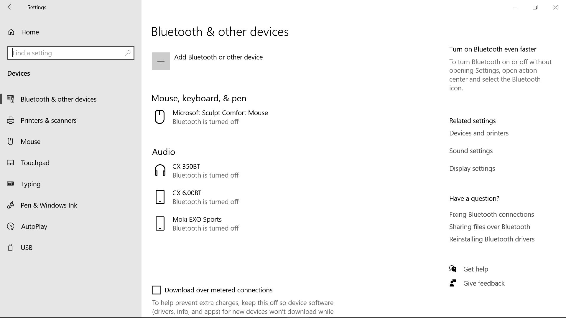 My bluetooth On/Off button has disappeared. Help! | Scrolller