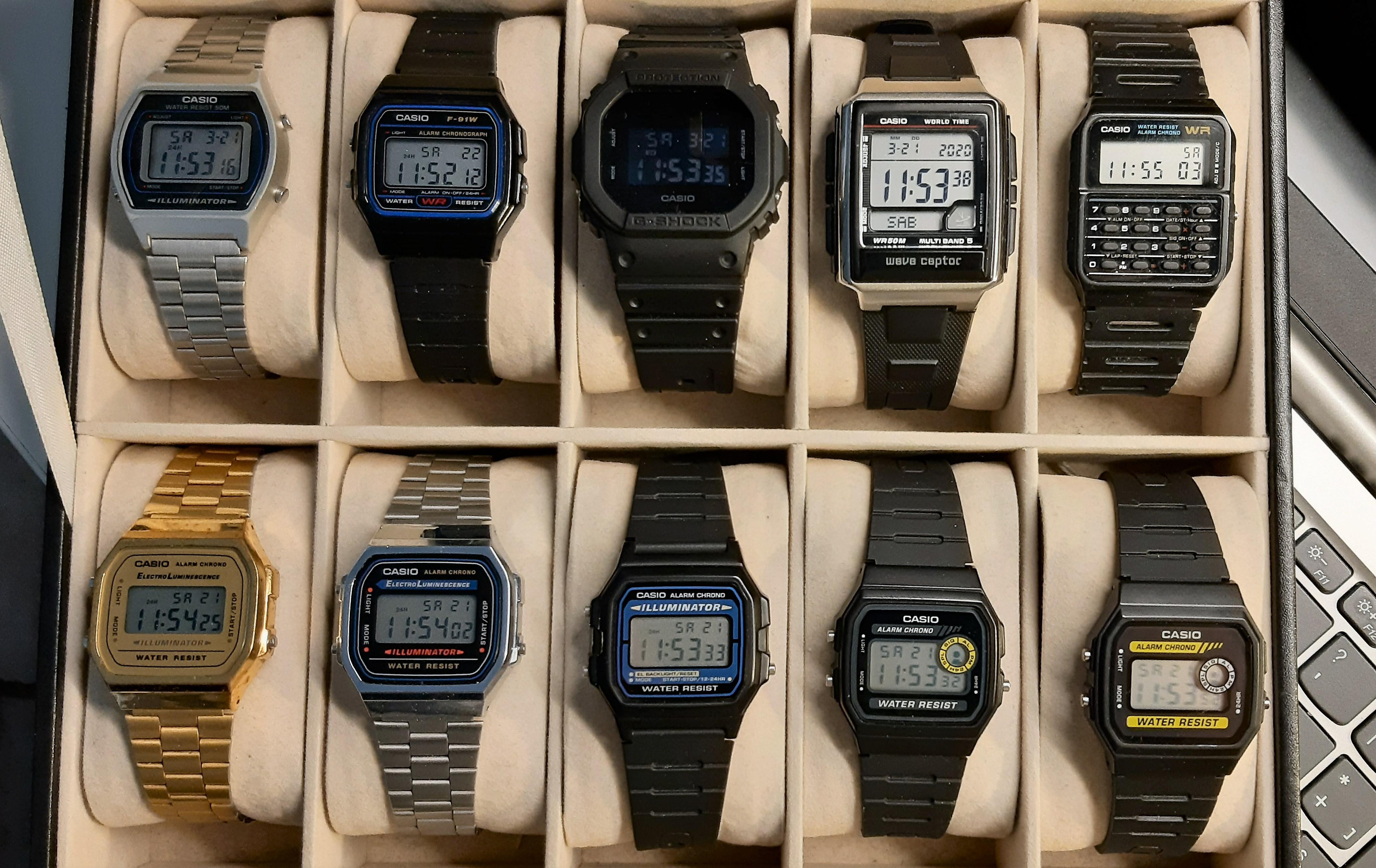 My Casio watch collection | Scrolller