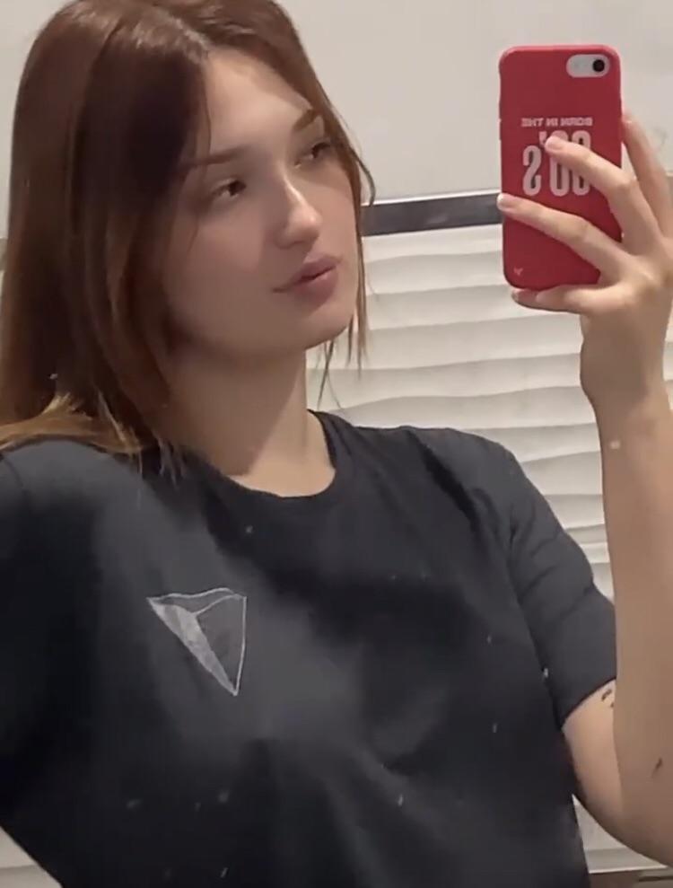 My classmate just posted this on her story. You can easily see the nipple | Scrolller