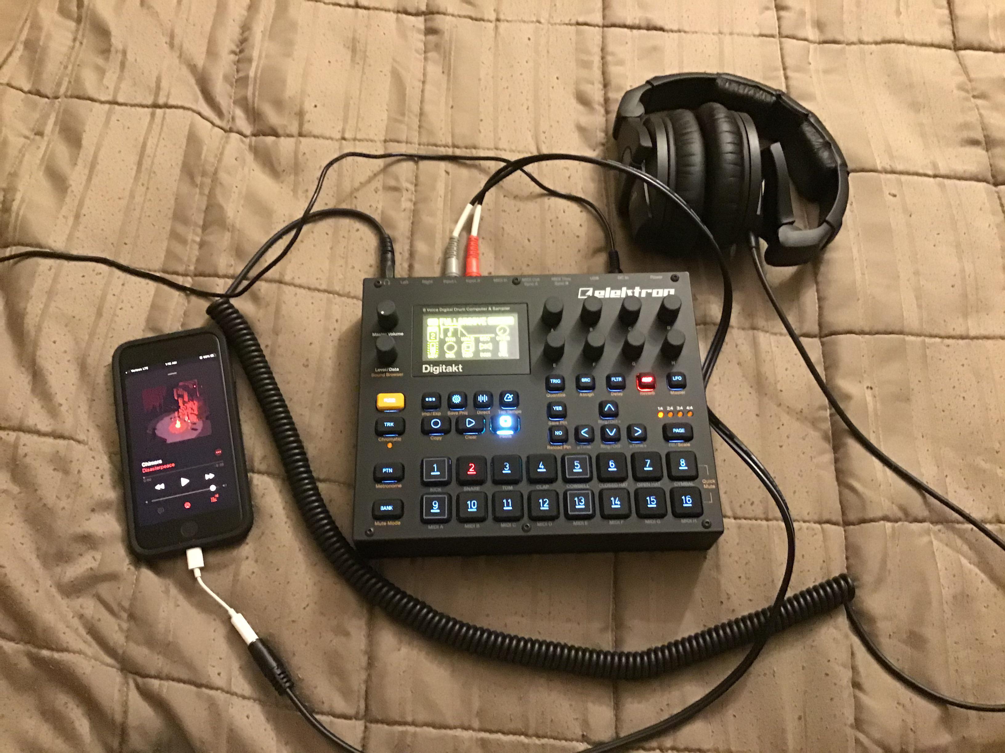 My comfy sampling station last night! | Scrolller